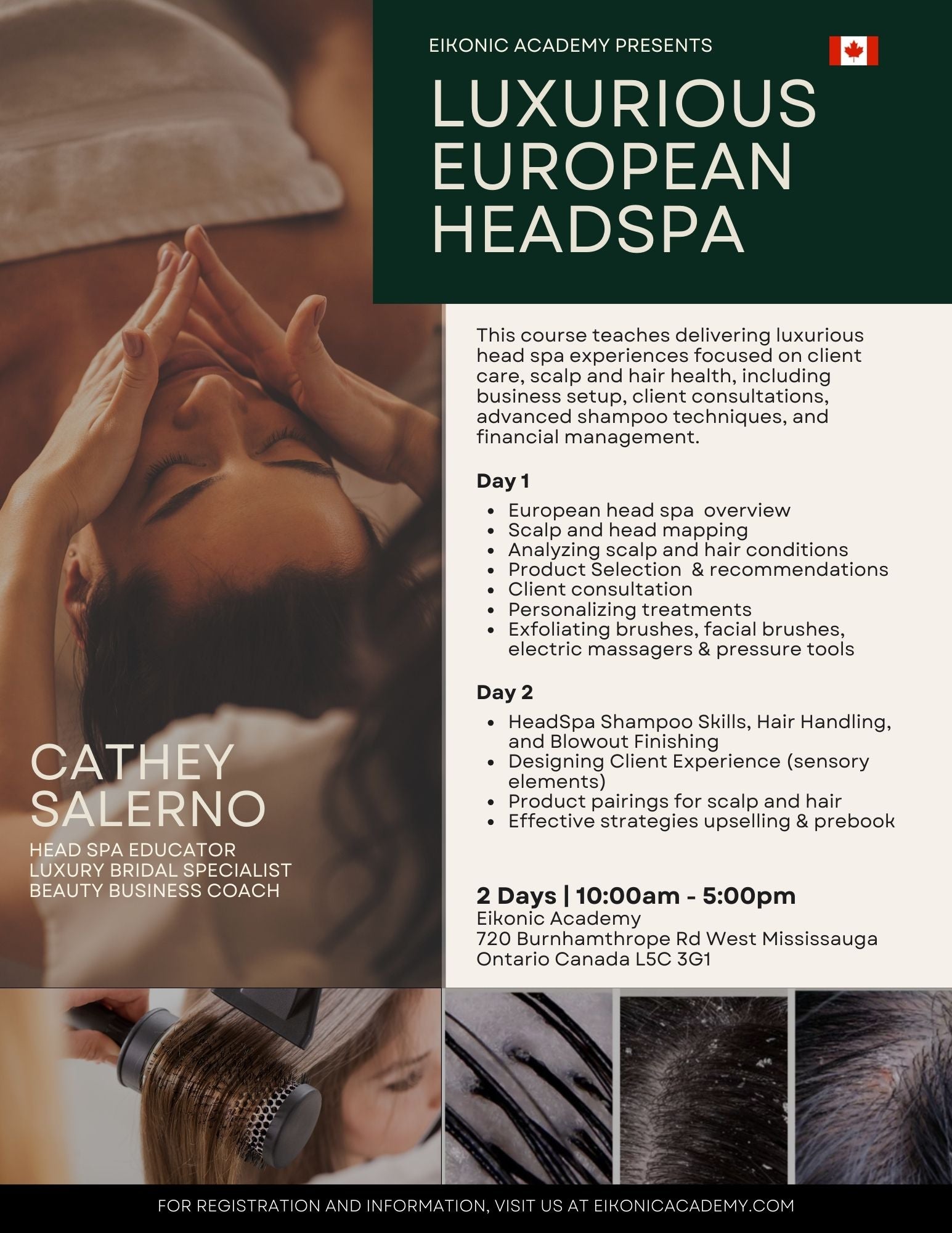 Luxurious European Head Spa Training Workshop: A Course on How to Star