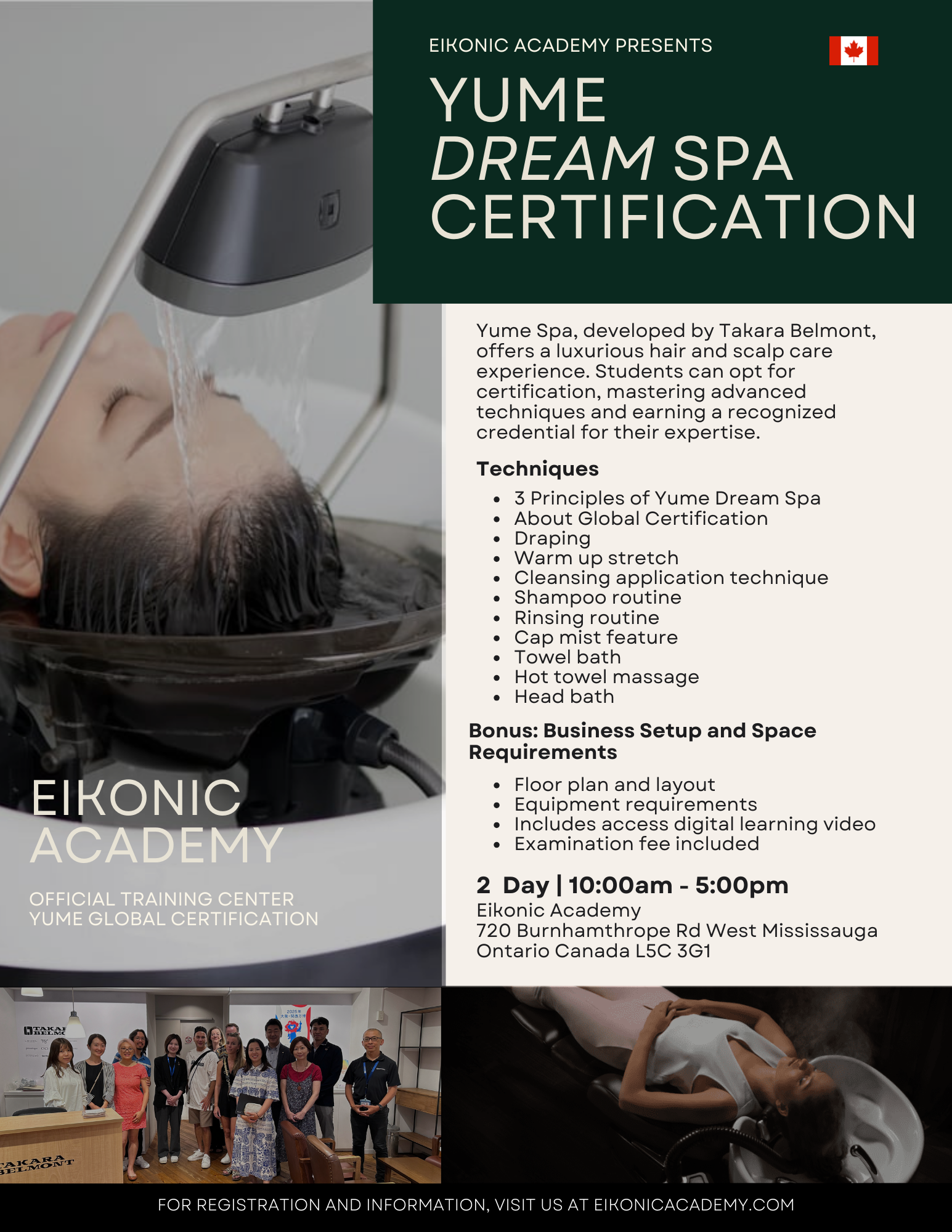 Master Japanese Head Spa Hands-On Workshop Course